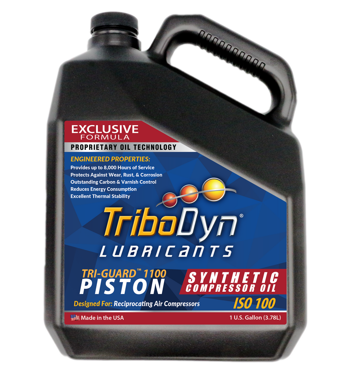 TRI-GD-1100P TriboDyn Tri-Guard 1100 Piston Synthetic Compressor Oil ...