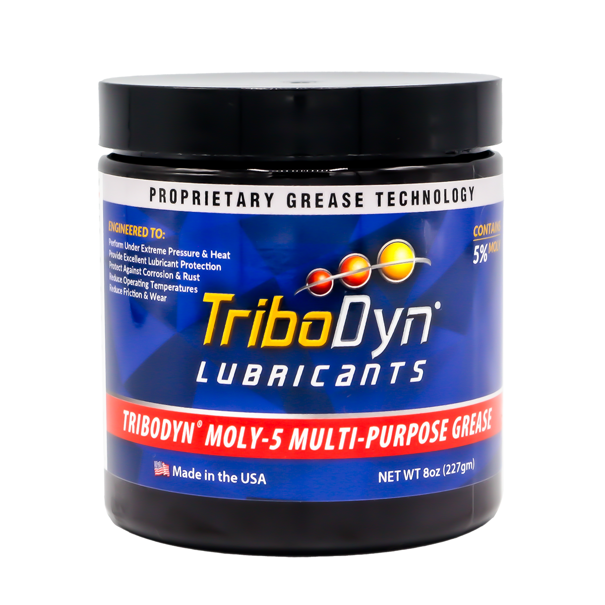 TriboDyn Moly-5 Multi-Purpose HTEP Grease - 14 oz Cartridge – TriboDyn ...