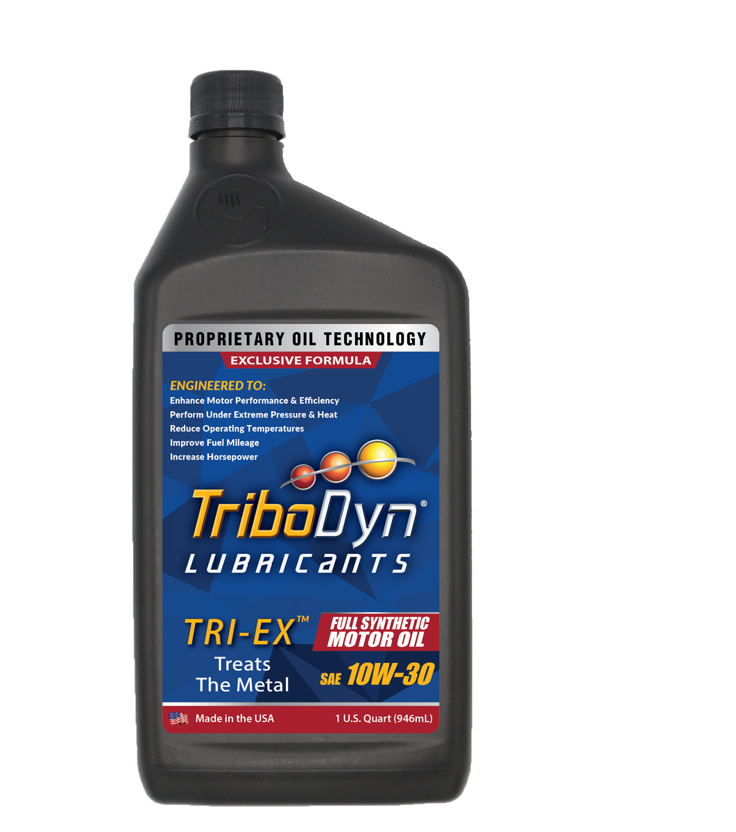 TRI-EX 10W-30 Full Synthetic Motor Oil – TriboDyn® Lubricants